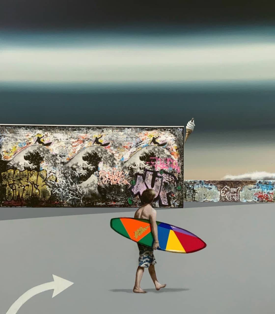 Steve Johnston art available in Australia at Curate Art & Design