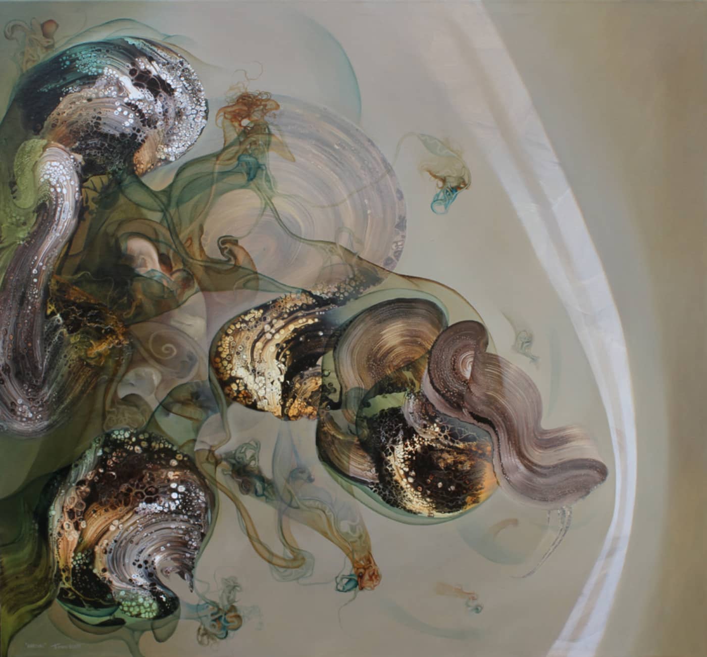 John Scott Painting ~ 'The Arrival' (Sold)