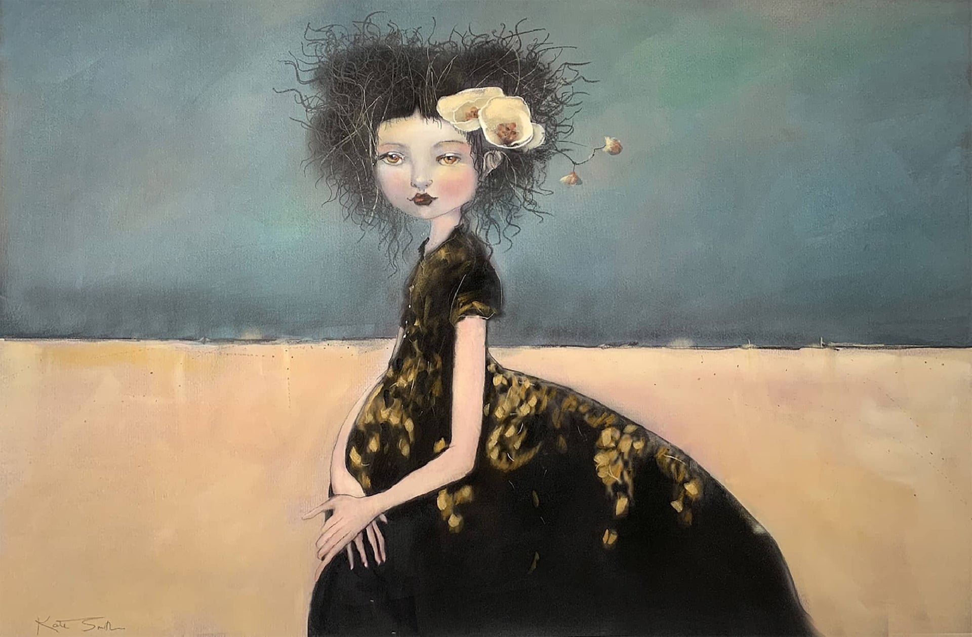 Kate Smith Painting ~ 'Captured Dreamer' (Sold)