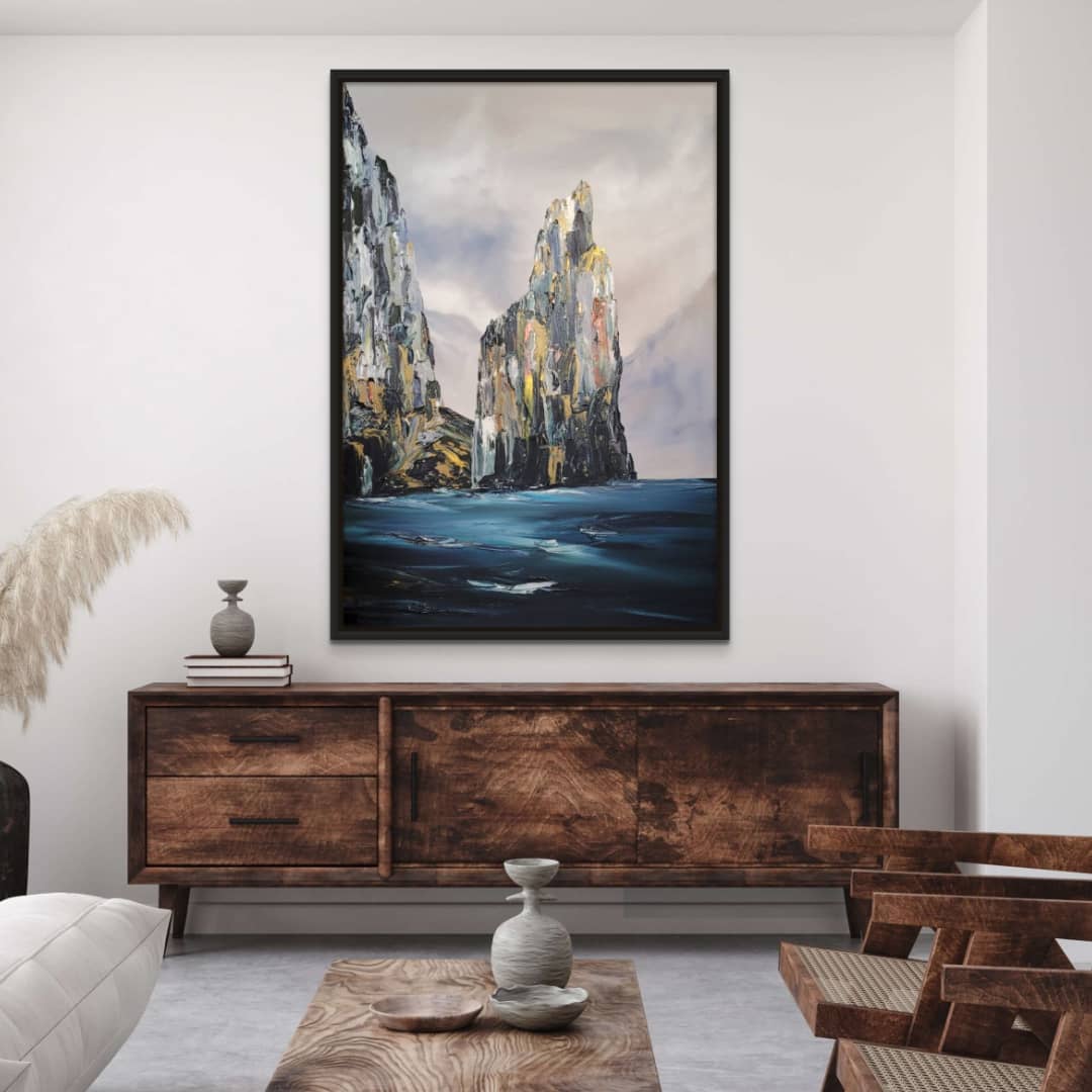 Stuart Clues Painting ~ 'Cathedral Rock' (Sold)