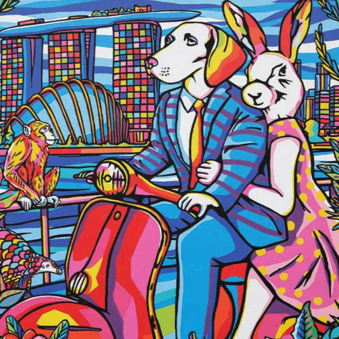 Gillie and Marc Paintings @ Curate Art & Design in Sorrento, Melbourne