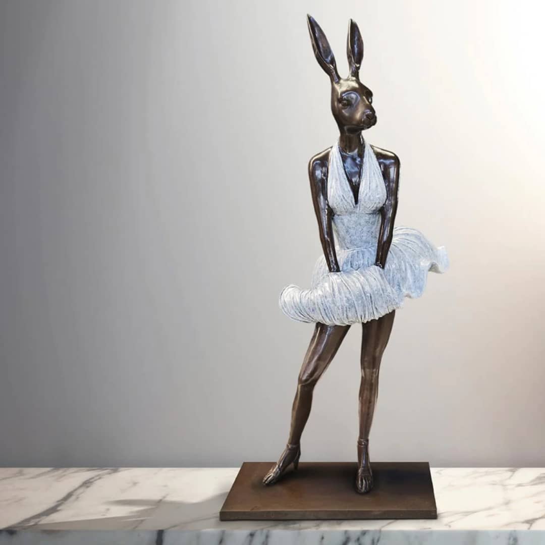 Gillie and Marc Sculpture ~ 'Marilyn Rabbitwoman' (Sold)