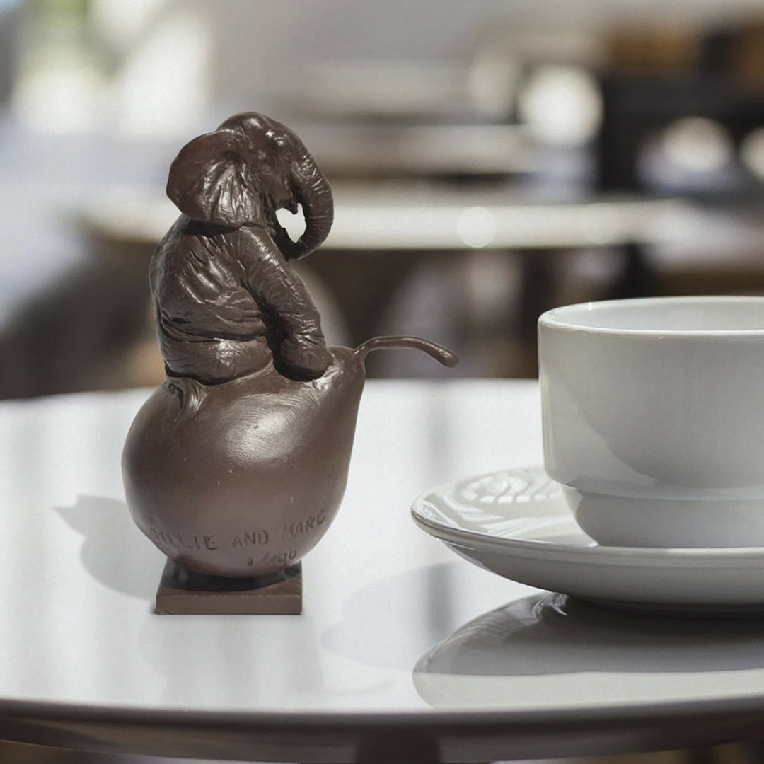 Gillie and Marc Sculpture* ~ 'The Pearfect Elephant' (Pocket)