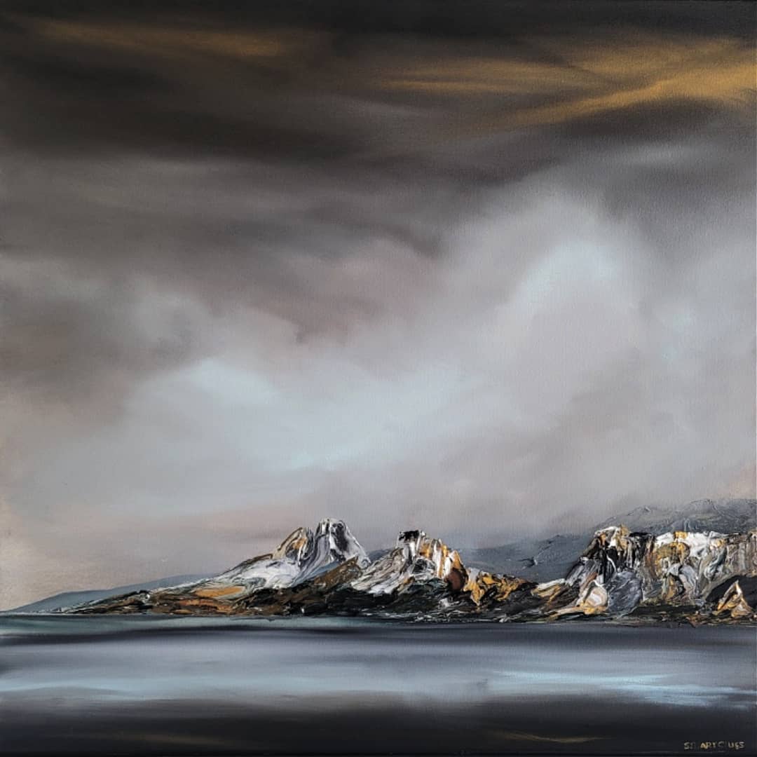 Stuart Clues Painting ~ 'Pool of Memories' (Sold)