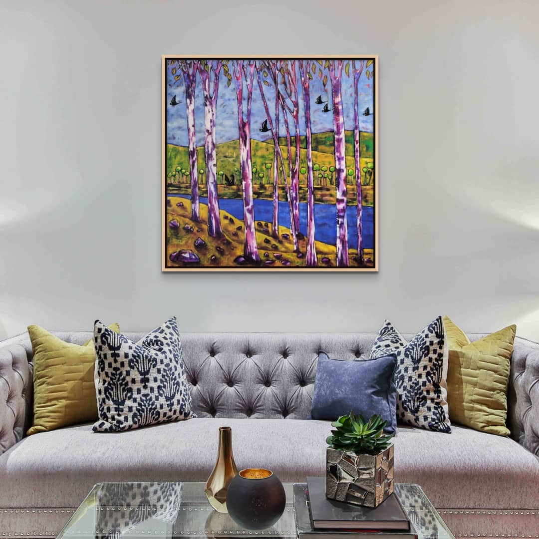 Beverley Skurulis Painting ~ 'A Chattering in the Gums'