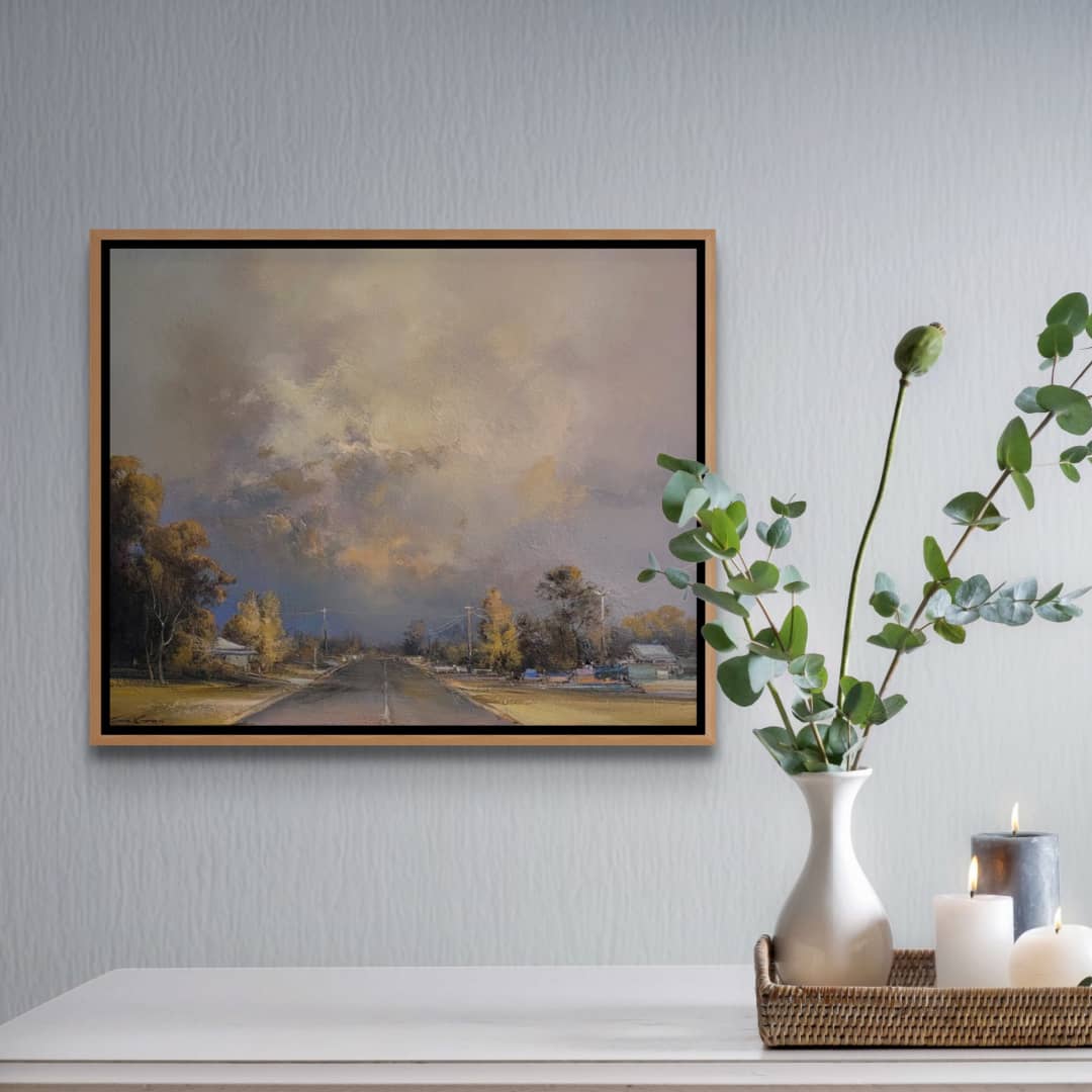 Australian Artist Chris Kandis Painting ~ 'Balwyn Road, Balwyn'