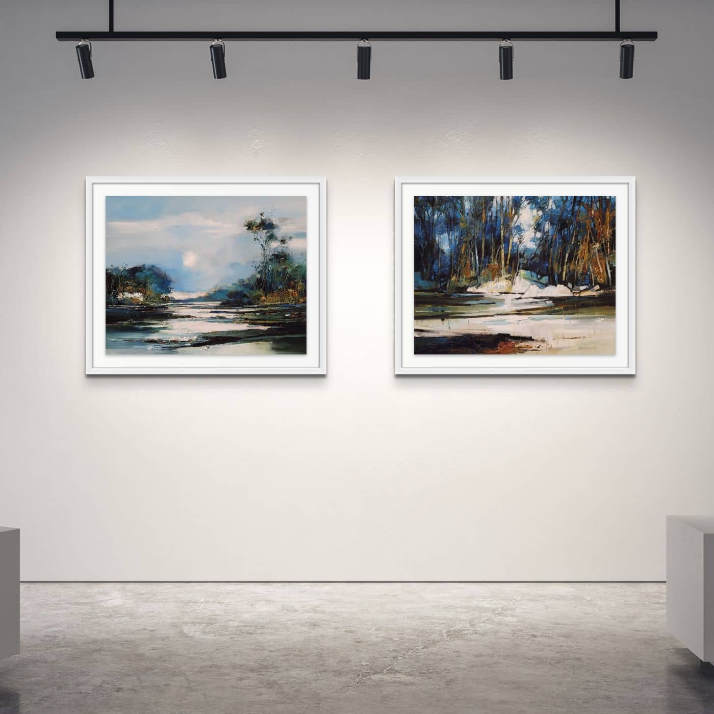 Peter Barraclough Painting ~ 'Silver Dusk' (Sold)